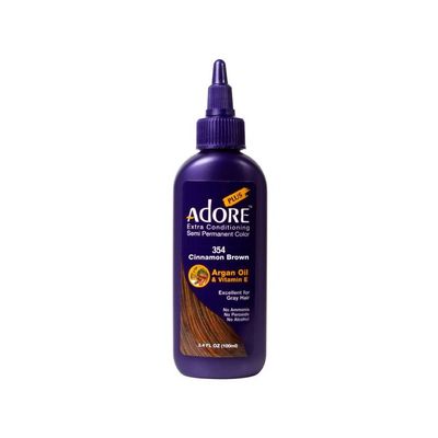 Adore Extra Conditioning Semi Permanent Hair Color - Cinnamon Brown ...