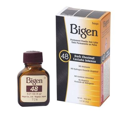 Bigen Permanent Powder Hair Colour - Dark Chestnut | Cosmetize UK