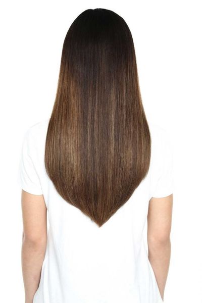 Beauty Works Gold Double Weft Hair Extensions - Jet Black,18 ...