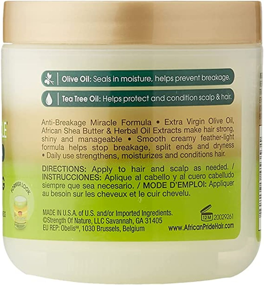 African Pride Olive Miracle Anti-breakage Creme 170g | Cosmetize UK