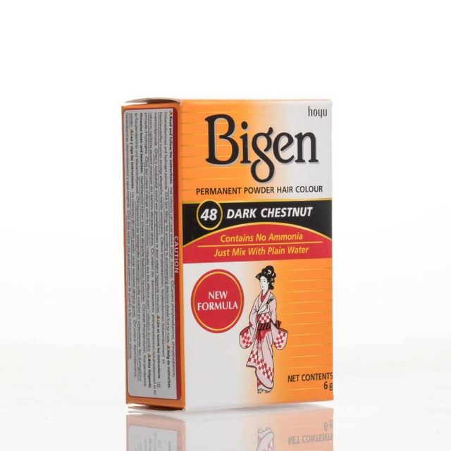 Bigen Permanent Powder Hair Colour - Dark Chestnut | Cosmetize UK