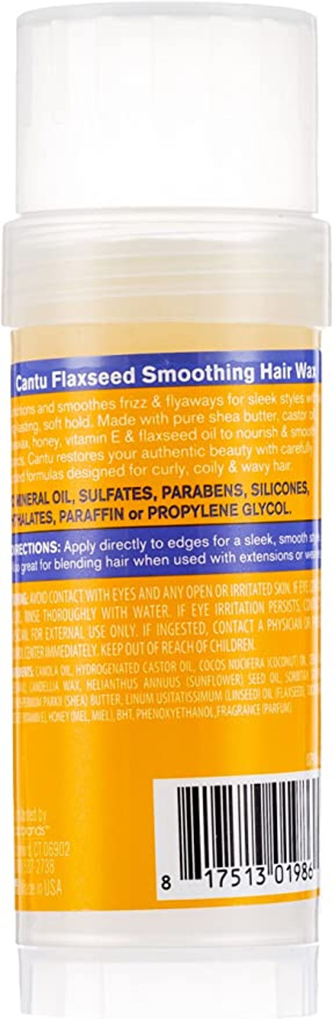 Cantu Flaxseed Smoothing Hair Wax 56g Cosmetize Uk