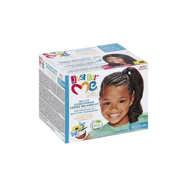 Just For Me No-Lye Conditioning Crème Relaxer Kit Regular | Cosmetize UK