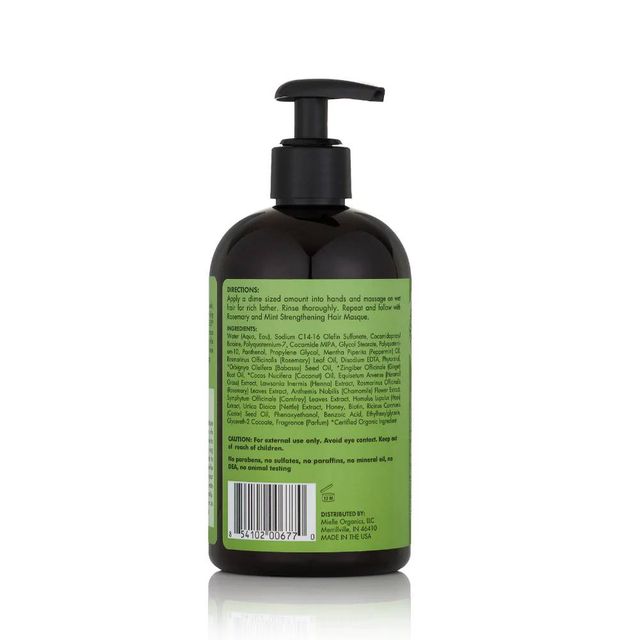 Mielle Organics Rosemary Mint Strengthening Shampoo - 12oz | Cosmetize UK