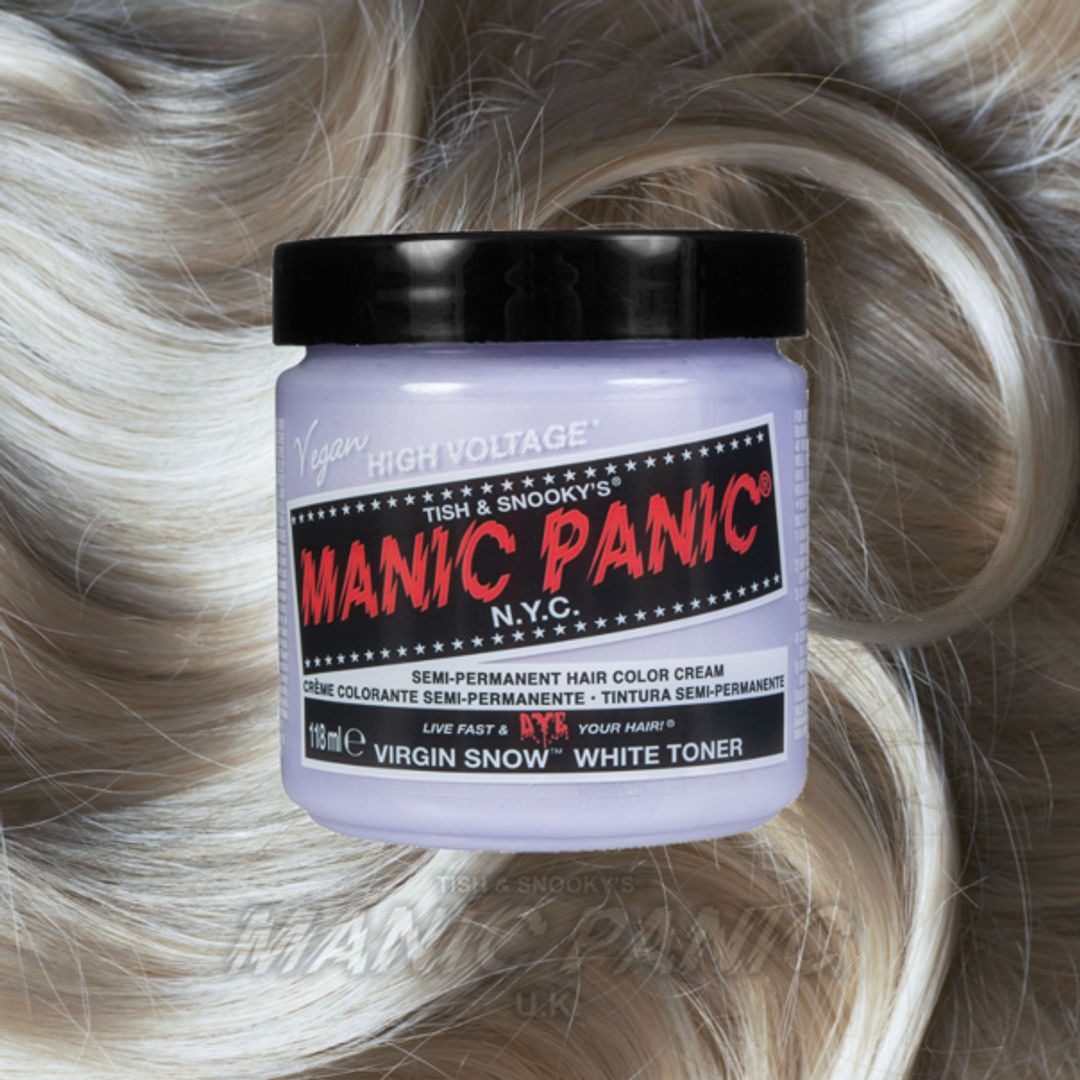 Manic Panic High Voltage Virgin Snow Toner Semi-Permanent Hair Color ...