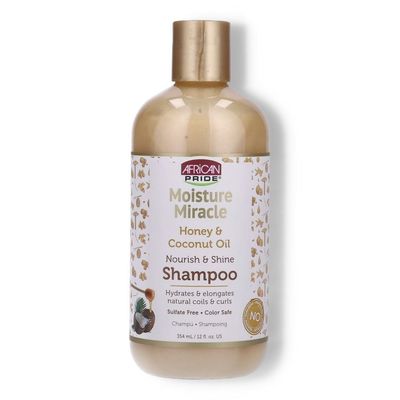 African Pride Moisture Miracle Honey & Coconut Oil Shampoo 354ml ...