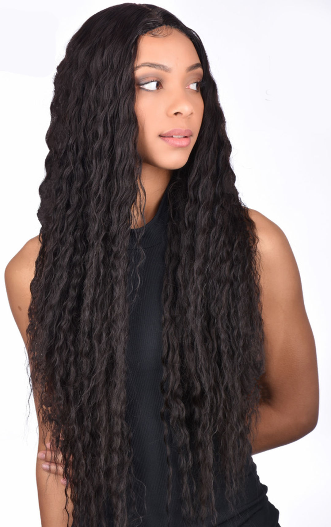 Sleek Spotlight Luxurious Wigs Human Hair Mix Lace Wig Brisa - Natural ...