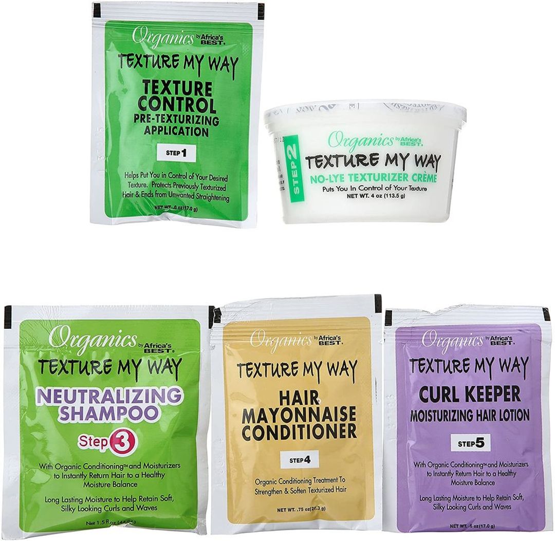 Texture My Way No-lye/no-mix Organic Conditioning Texturizing System ...