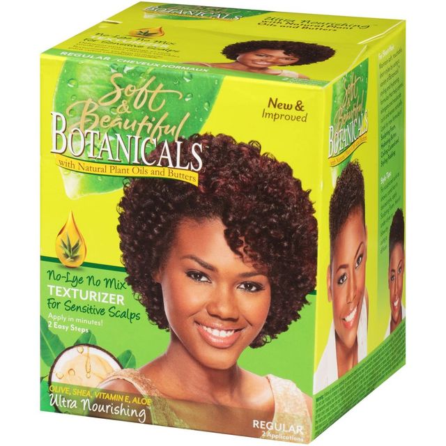 Soft & Beautiful Botanicals No-Lye No Mix Texturizer - Regular ...