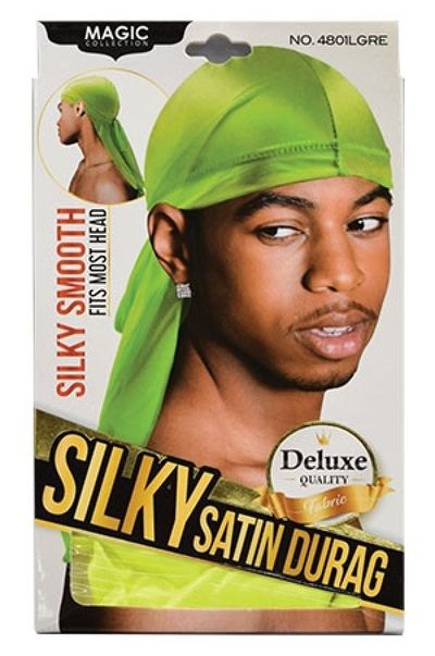 Magic Collection Silky Satin Durag - 4801LGRE | Cosmetize UK