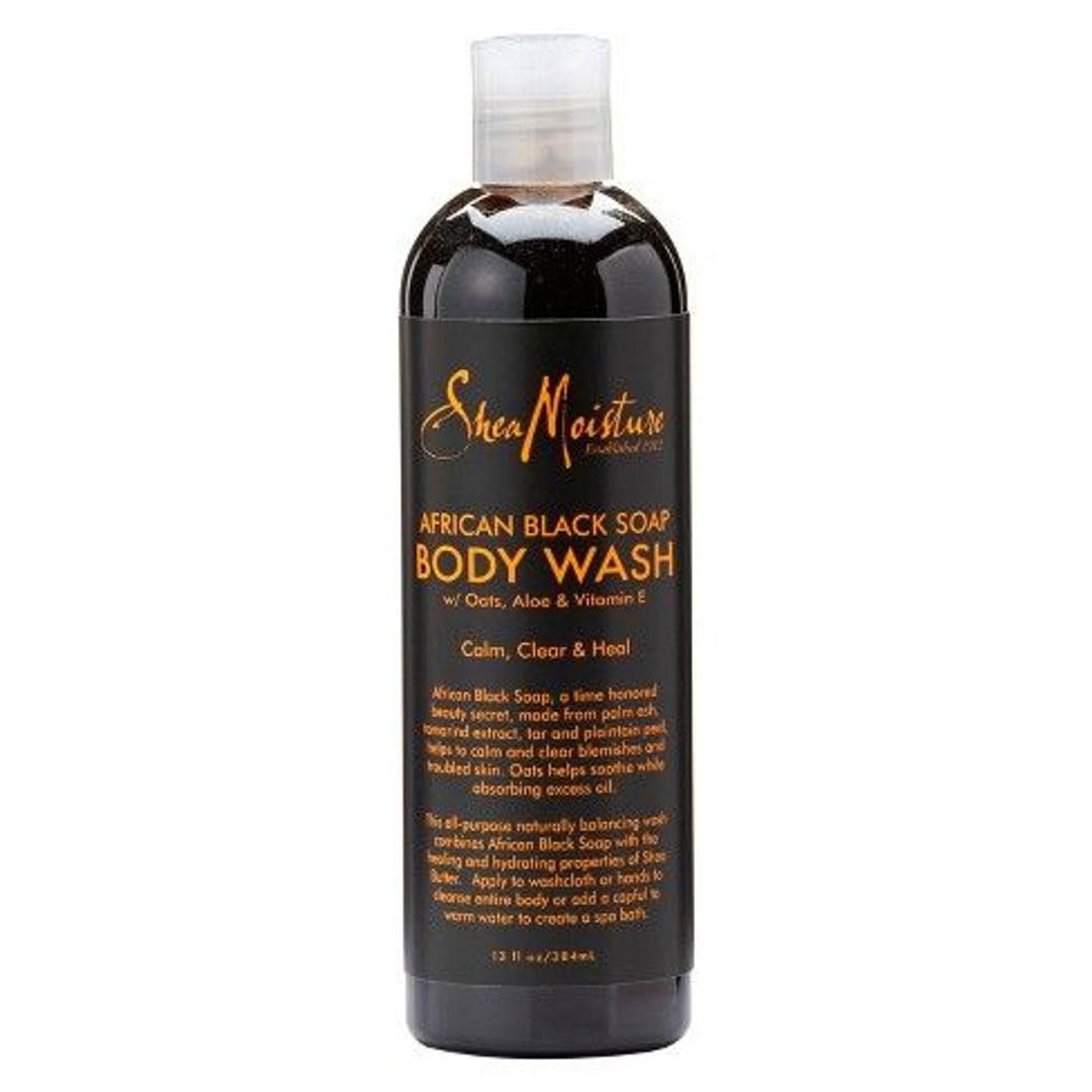 Shea Moisture African Black Soap Body Wash 13oz Cosmetize Uk